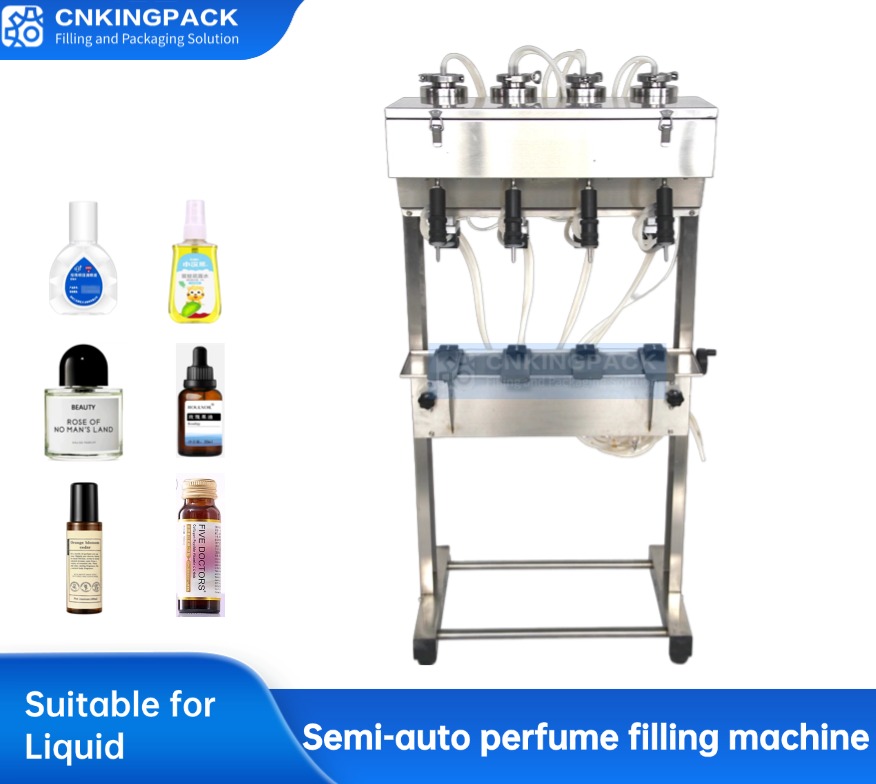 Semi-auto perfume filling machine-ZHENGZHOU KING PACK LONG MACHINERY CO ...